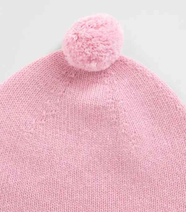 Rosie Sugden Cashmere Pom-pom Bonnet