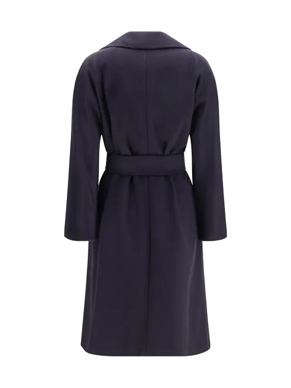 Max Mara Wool Coat With Peak Lapels