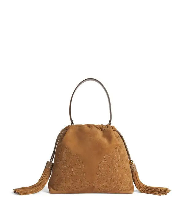 Etro Suede Patch Kalispera Shoulder Bag