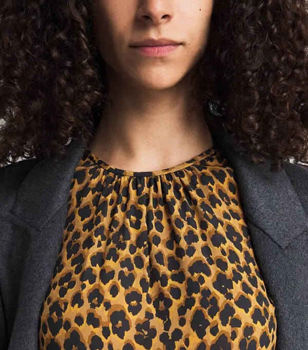 Etro Long-sleeve Leopard Maxi Dress