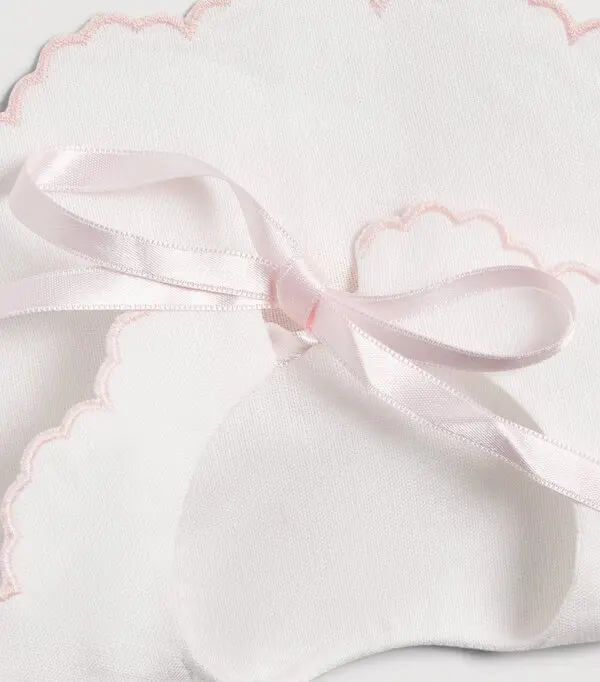 Pepa London Cotton-linen Floral Bib