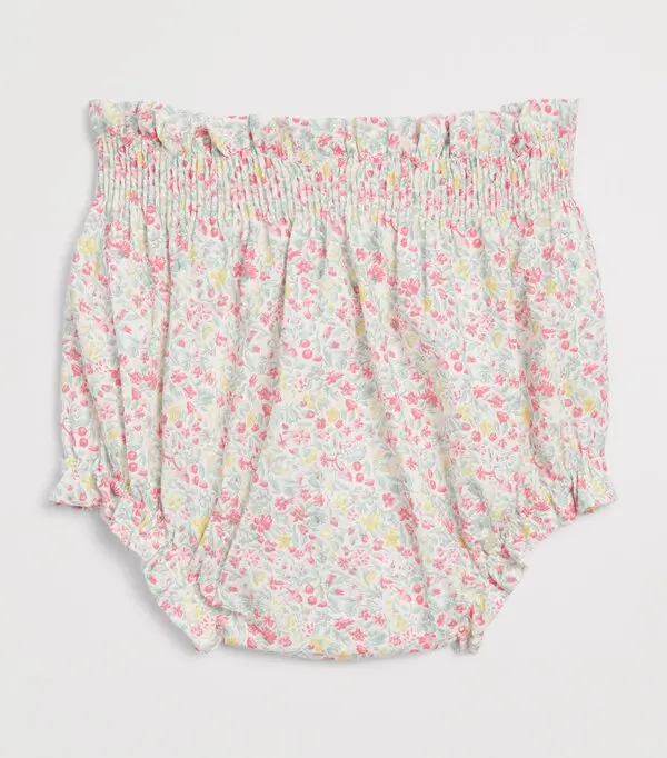 Pepa London Cotton Floral Bloomers With Bow Detail