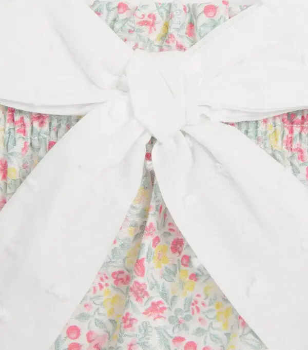 Pepa London Cotton Floral Bloomers With Bow Detail