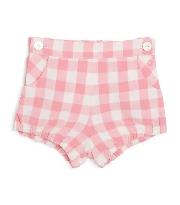 Pepa London Cotton Gingham Shorts