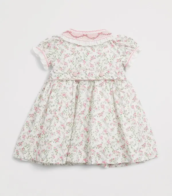 Pepa London Cotton Smocked Floral Dress