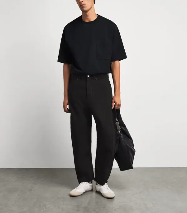 LEMAIRE Twisted Workwear Barrel Jeans - Black