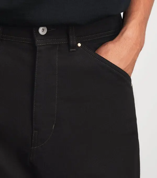 LEMAIRE Twisted Workwear Barrel Jeans - Black