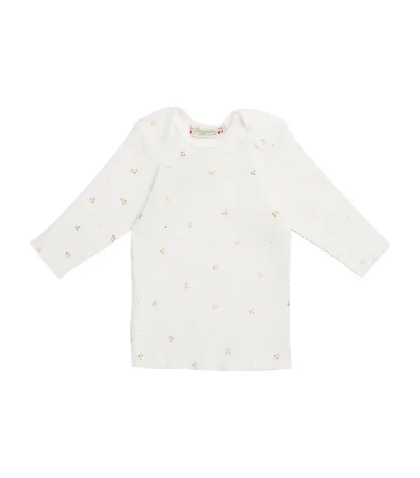 Bonpoint Cherry Print Pyjama Set