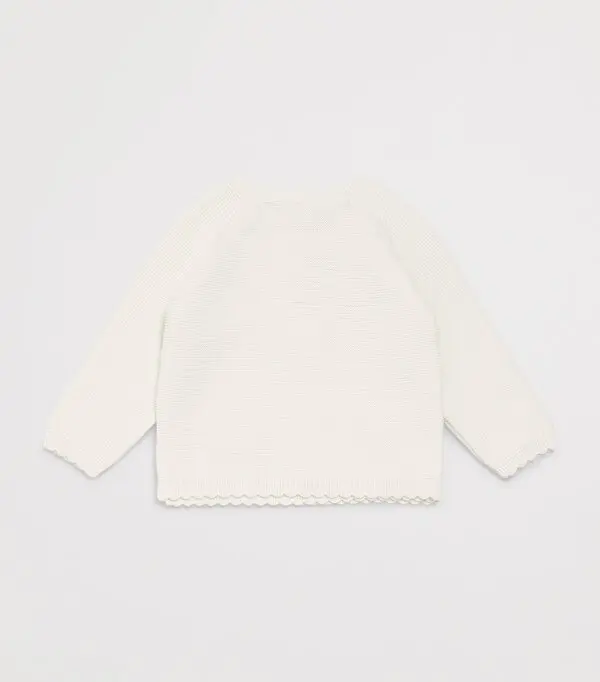 MARIE-CHANTAL Coraline Wrap-effect Cotton Cardigan