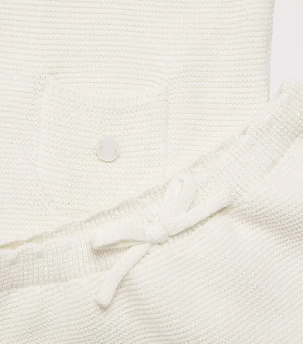 MARIE-CHANTAL Coraline Wrap-effect Cotton Cardigan