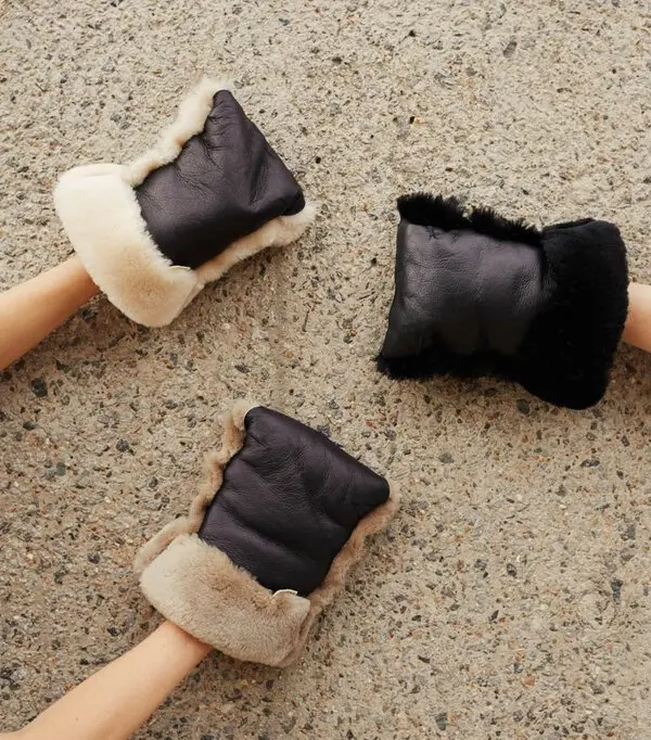 BINIBAMBA Sheepskin Buggy Mittens