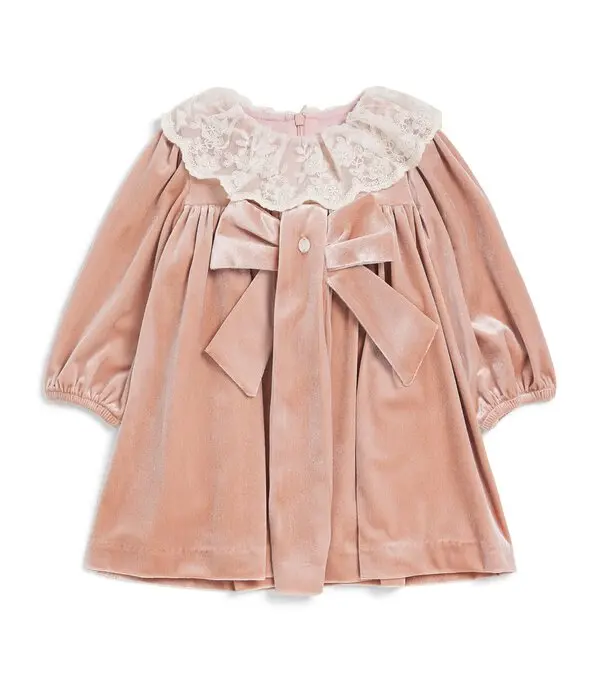 PATACHOU Velvet Bow Dress