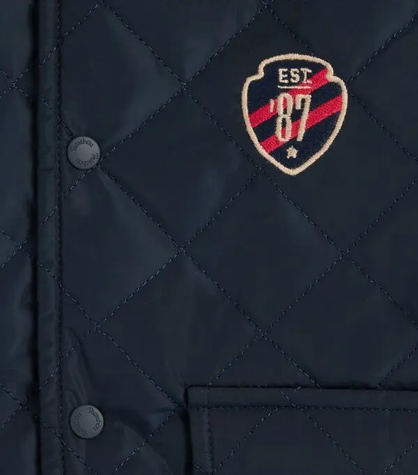 PATACHOU Quilted Jacket With Crest Appliqu