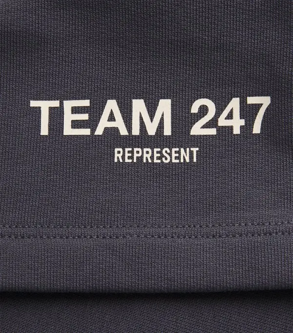 REPRESENT 247 Cotton Jersey Team Shorts