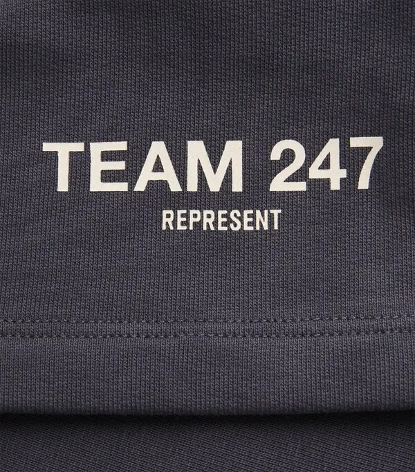 REPRESENT 247 Cotton Jersey Team Shorts