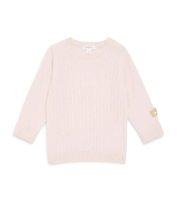 PUREBABY Cashmere Cable-knit Sweater