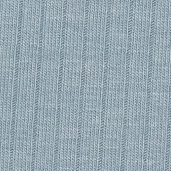 MORI Bamboo-blend Short-sleeve Ribbed Bodysuit - Blue