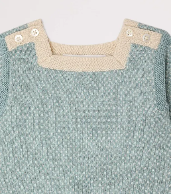 Bonpoint Wool-cotton Sweater And Trousers Set