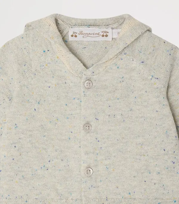 Bonpoint Cotton Laslo Cardigan And Trousers Set
