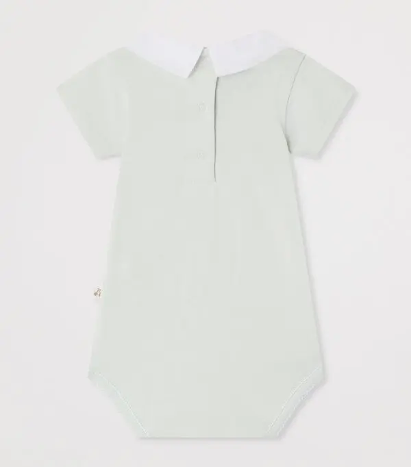 Bonpoint Cotton Embroidered Julliet Bodysuit