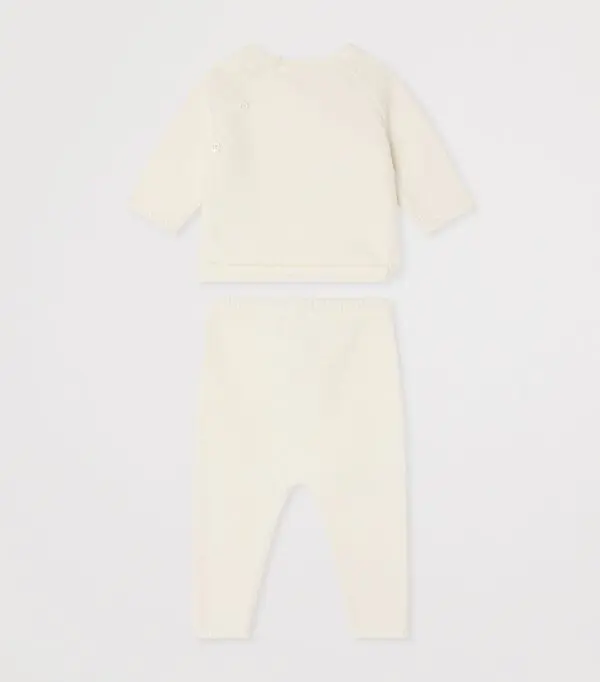 Bonpoint Cotton-cashmere Loani Sweater And Trousers Set