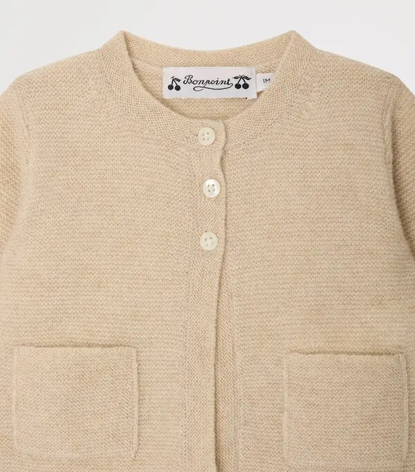 Bonpoint Cashmere Cardigan And Trousers Set