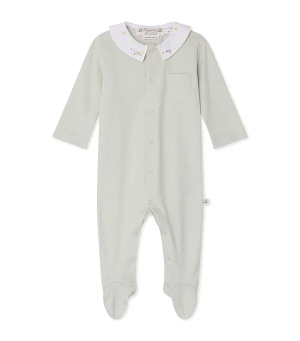 Bonpoint Cotton All-in-one With Embroidered Collar