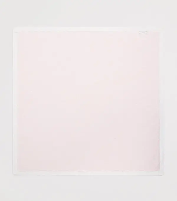PAZ RODRIGUEZ Lace-trim Knitted Blanket