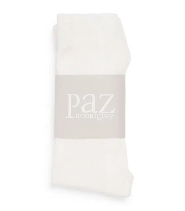 PAZ RODRIGUEZ Cotton Tights - Ivory