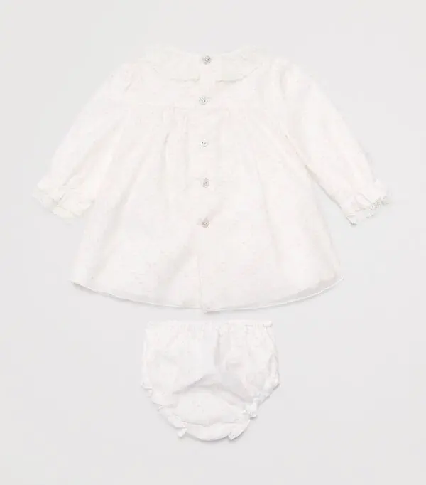 PAZ RODRIGUEZ Smocked Dress And Bloomers Set