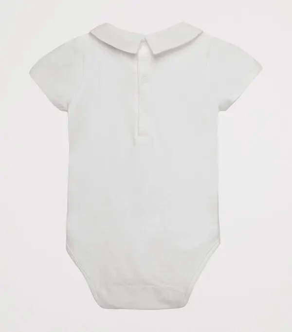 Trotters Stretch-cotton Car Bodysuit