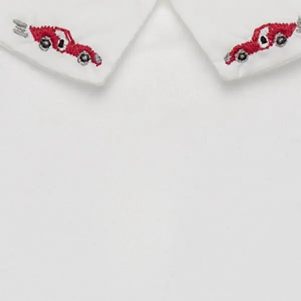 Trotters Stretch-cotton Car Bodysuit
