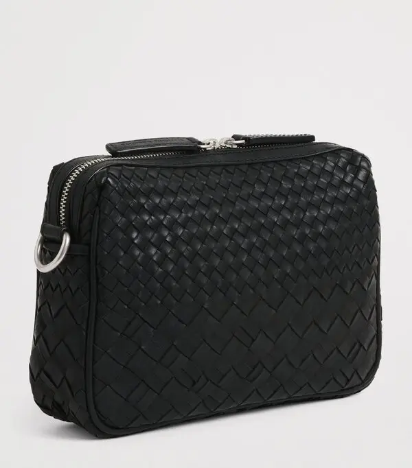 Officine Creative Leather Woven Armor Pouch