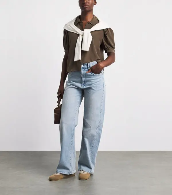 FRAME Silk The Prim Blouse