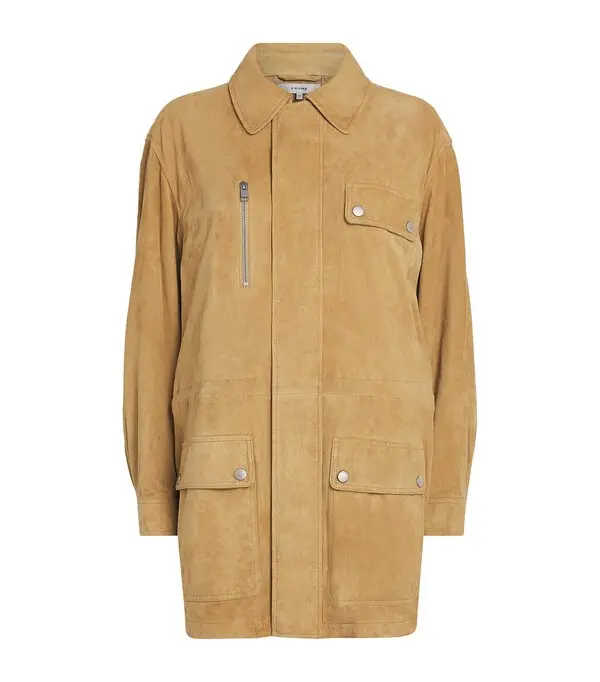 FRAME Suede The Safari Jacket