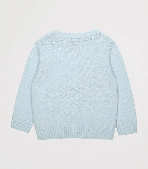 Trotters Wool-blend Steam Train Sweater