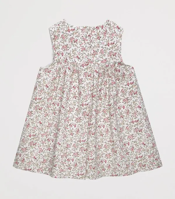 Trotters Cotton Floral Duck Pinafore Dress