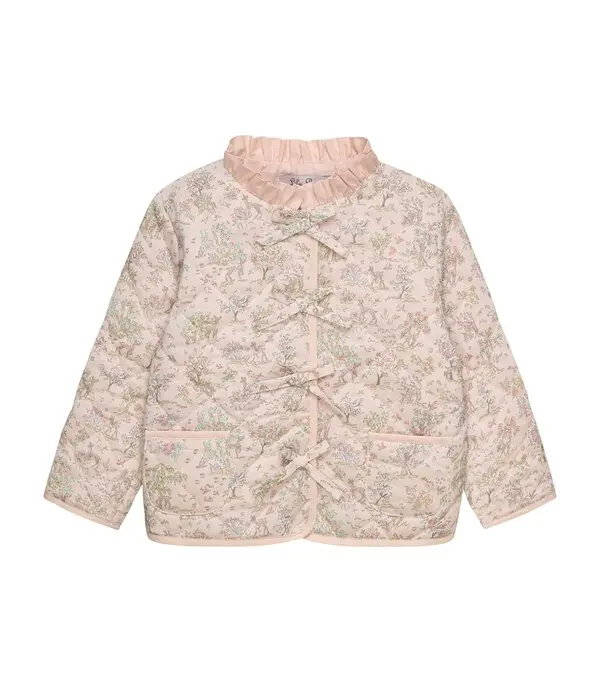 Trotters Etta Fawn Quilted Jacket