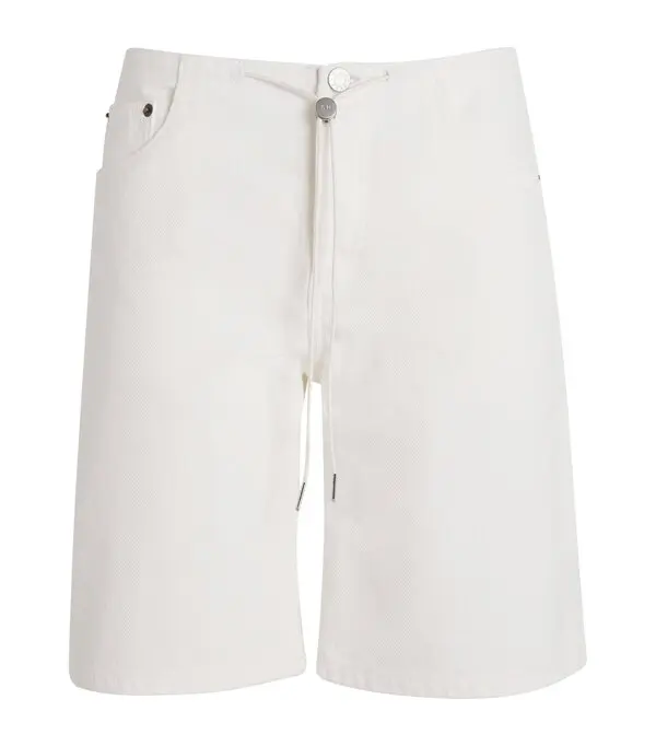 Still Here Cool Denim Shorts - Ivory
