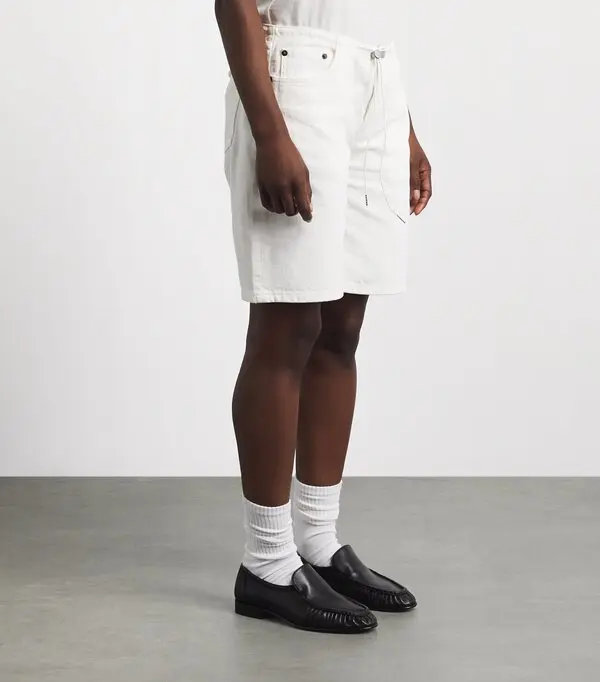 Still Here Cool Denim Shorts - Ivory