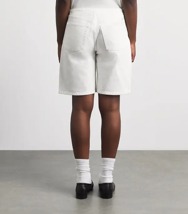 Still Here Cool Denim Shorts - Ivory