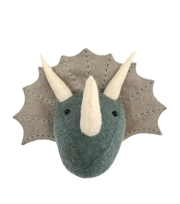 FIONA WALKER Triceratops Head Wall Decoration