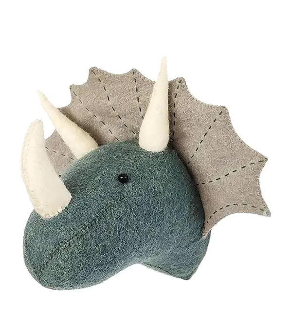FIONA WALKER Triceratops Head Wall Decoration