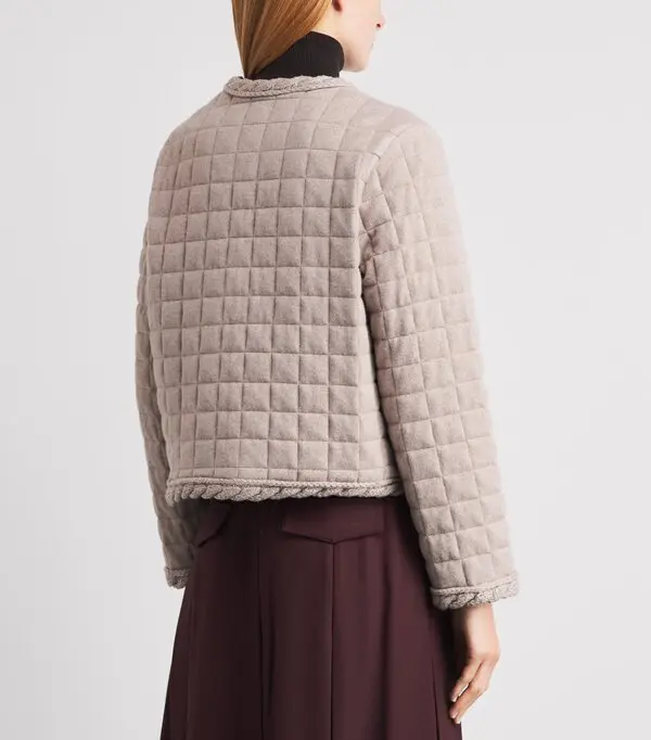 Fabiana Filippi Wool-silk-cashmere Quilted Jacket