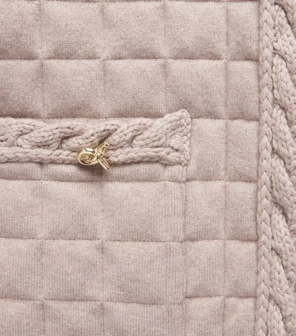 Fabiana Filippi Wool-silk-cashmere Quilted Jacket