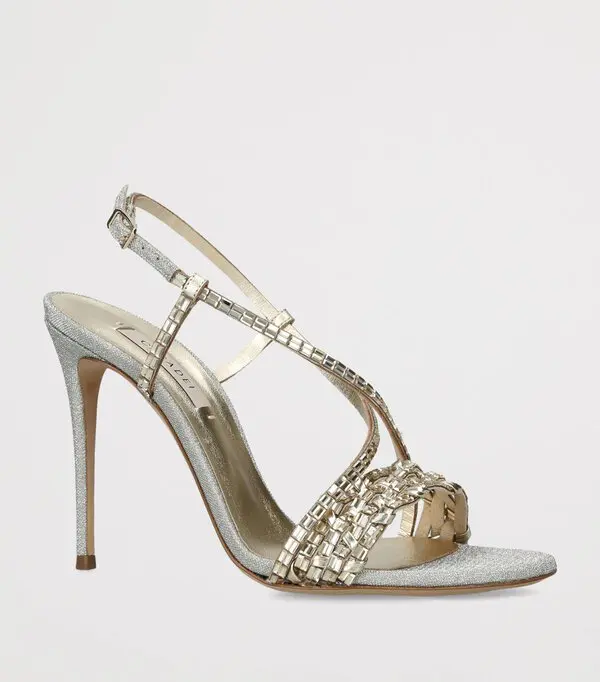 Casadei Embellished Julia Godyva Sandals 100