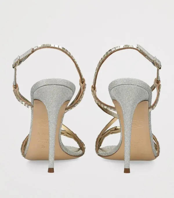 Casadei Embellished Julia Godyva Sandals 100