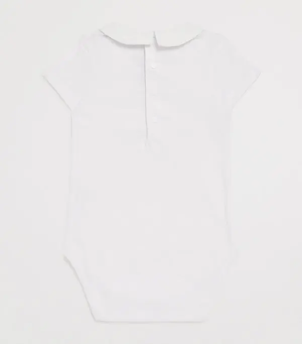 TARTINE ET CHOCOLAT Cotton Frilled-collar Bodysuit