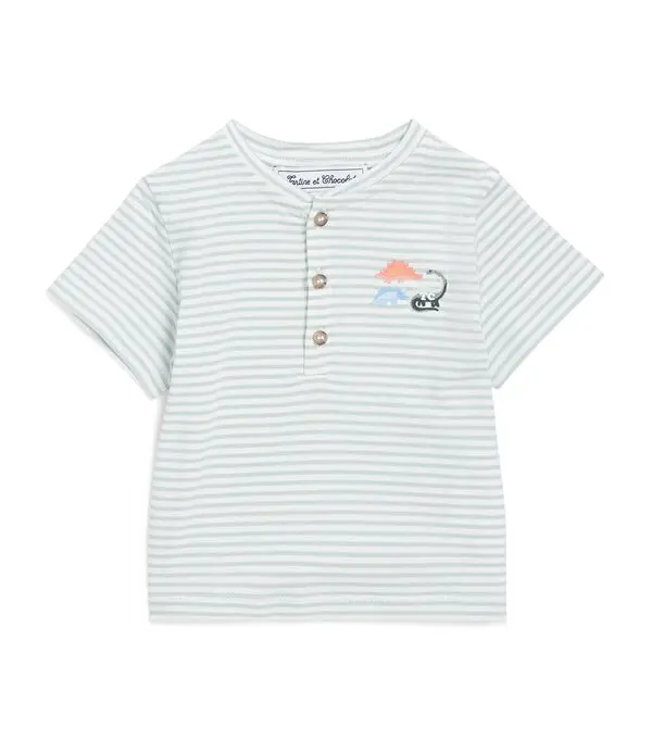 TARTINE ET CHOCOLAT Striped Button-up T-shirt