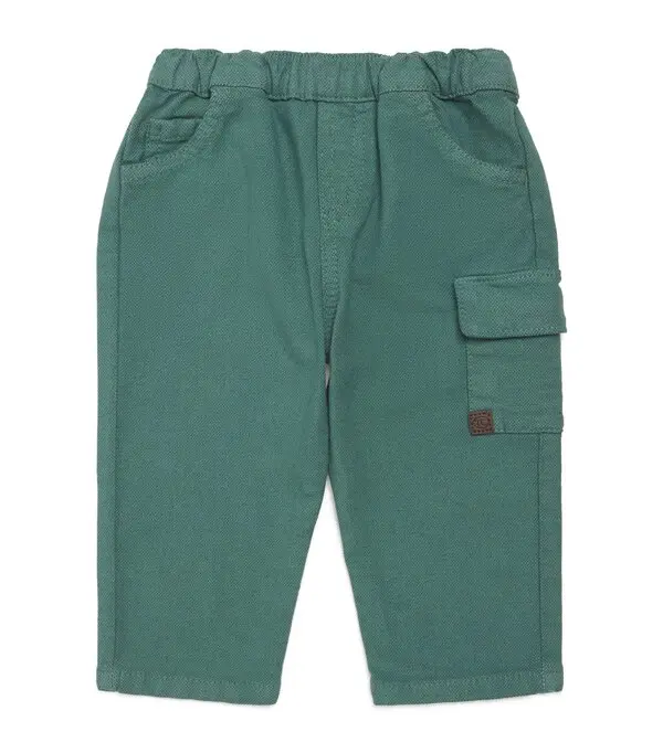 TARTINE ET CHOCOLAT Cotton Cargo Trousers